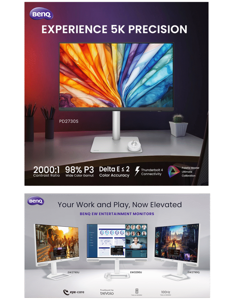 BenQ Monitor Banner Series - T Design Portfolio