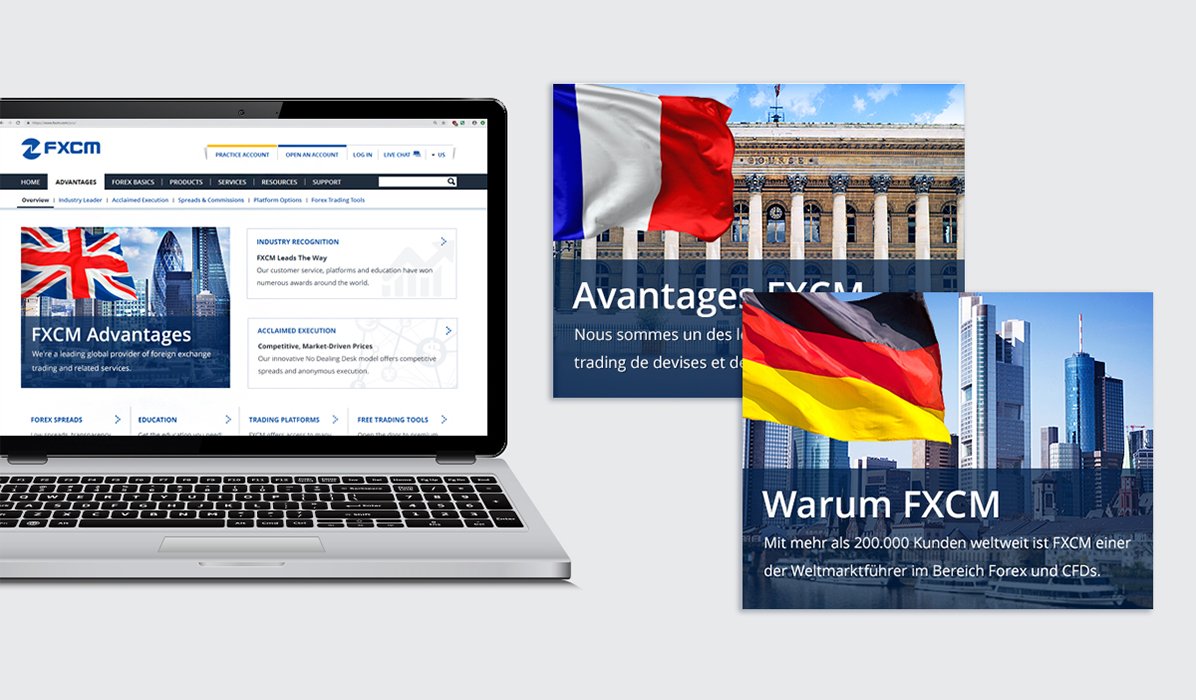 FXCM Product Pages - T Design Portfolio