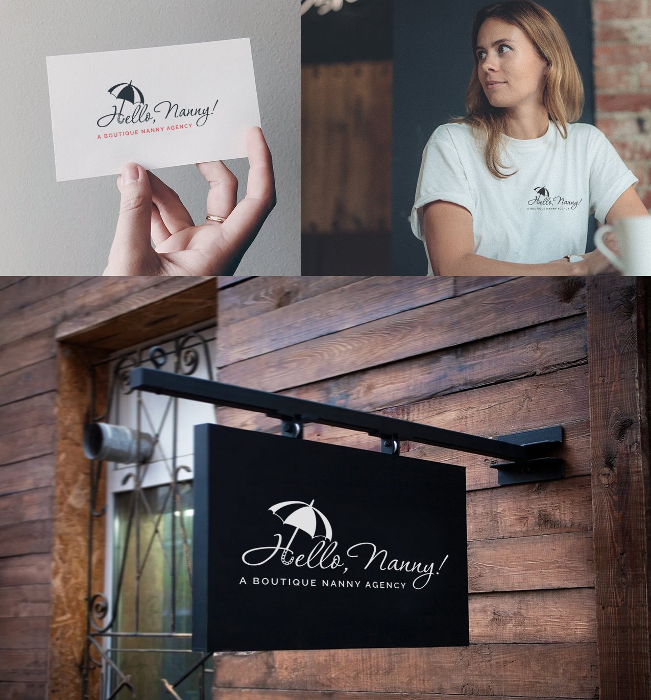 Hello Nanny Logo - T Design Portfolio