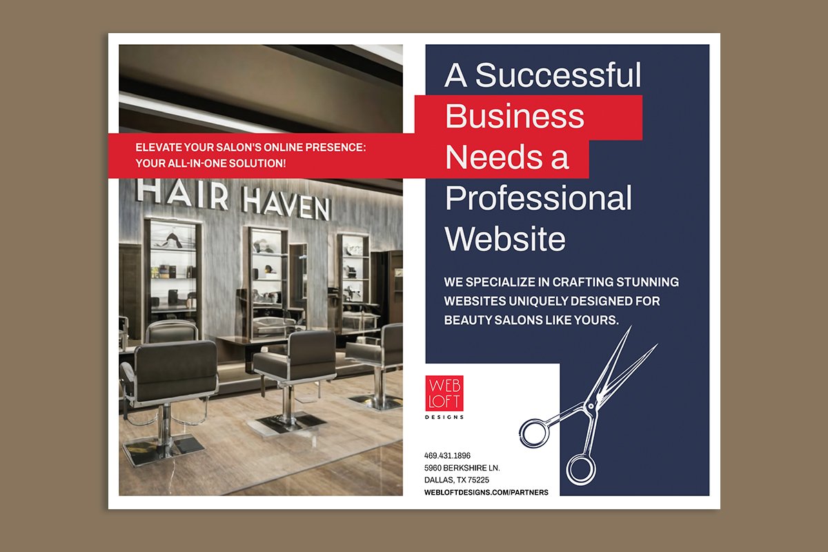 Hair Salon Brochure - T Design Portfolio